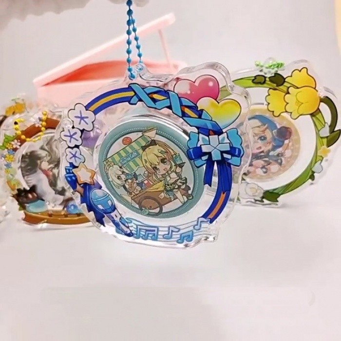 Badge display receives the decoration acrylic brick DIY animation ...