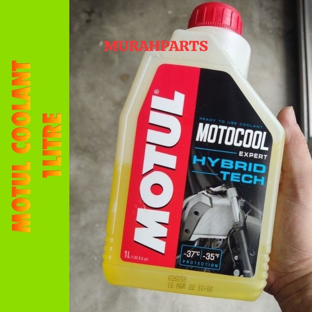 MOTUL MOTOCOOL EXPERT HYBRID TECH ANTIFREEZE COOLANT -37°C 1L 1LITER ...