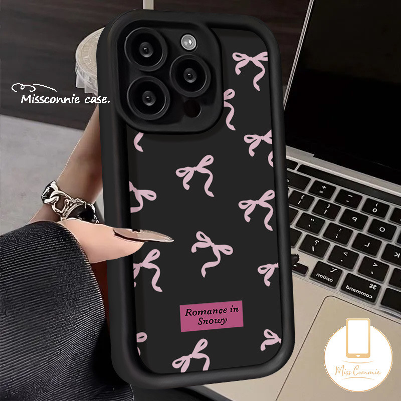 Lovely Sweet Cute Girl Pink Bowknot Case for Redmi 13C 12 A1 10C A2 9T ...