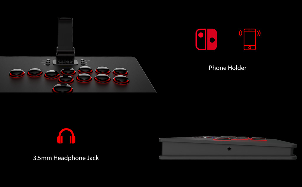 QRD Maestro S3 Wireless Hitbox for PS5/PS4/PS3/Switch/Xbox/Steam/PC/IOS ...