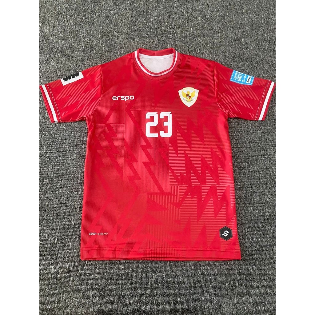 The Newest ERSPO 2024 2025 indonesia National Team Jersey | Shopee Malaysia