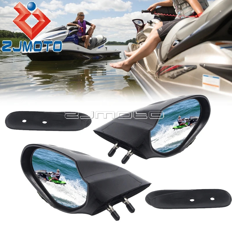 For Yamaha WaveRunners Jet Ski Motorboat Watercraft Rearview Mirrors ...