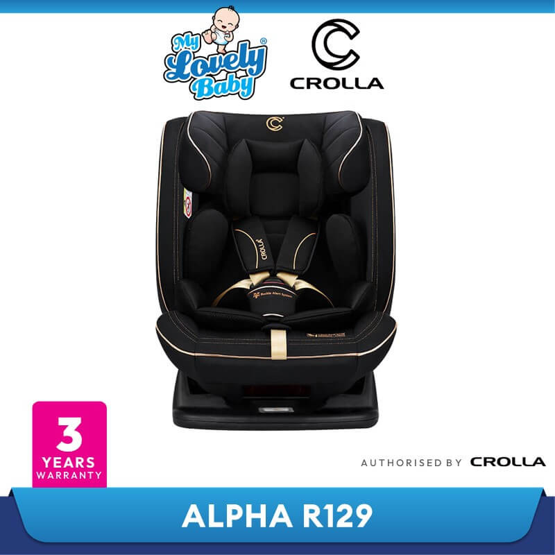 Crolla Alpha R129 Convertible Car Seat (New Born to 150cm) | Shopee ...