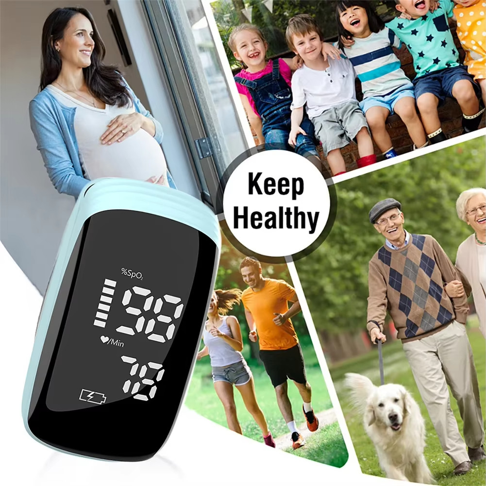 Rechargeable Medical Oximeter Strap Lanyard Fingertip Pulse Oximeter ...