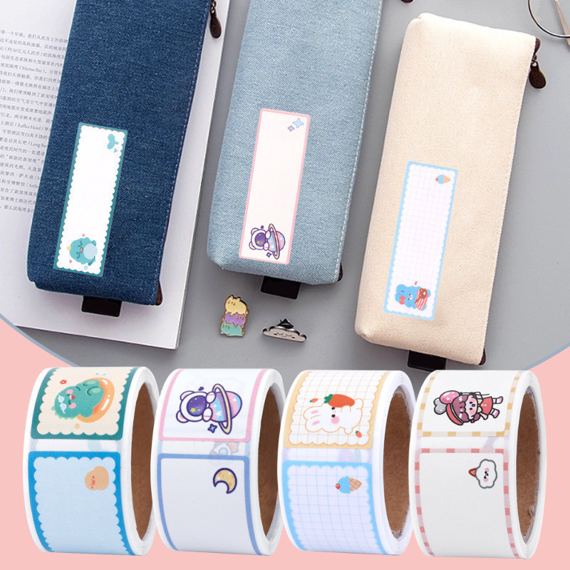 Colorful Label Stickers - Self-Adhesive Blank Name Gift Labels - for ...