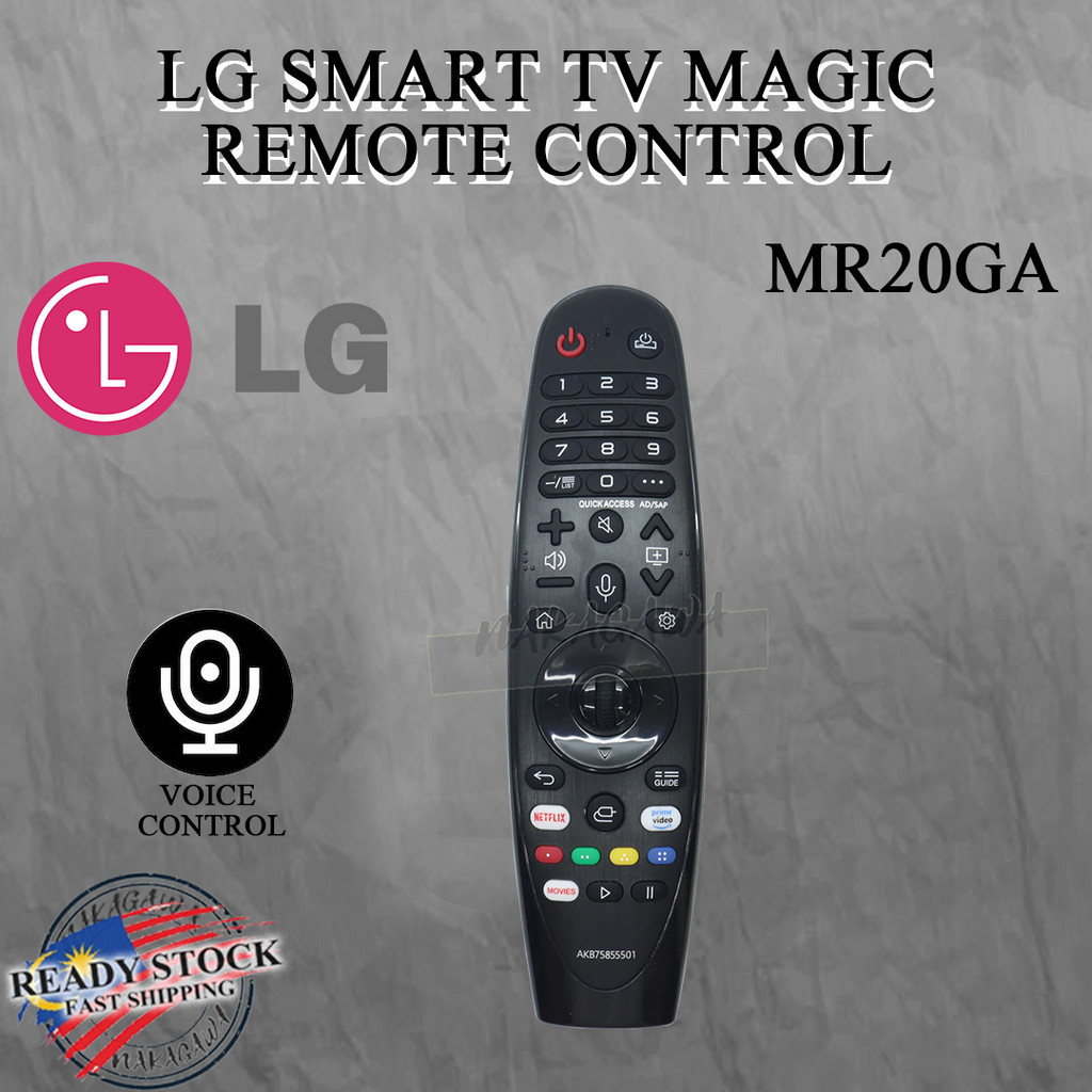 LG AN-MR650A MR18BA MR19BA MR20GA MR21GA MR22GA REPLACEMENT LG SMART TV MAGIC REMOTE CONTROL ...