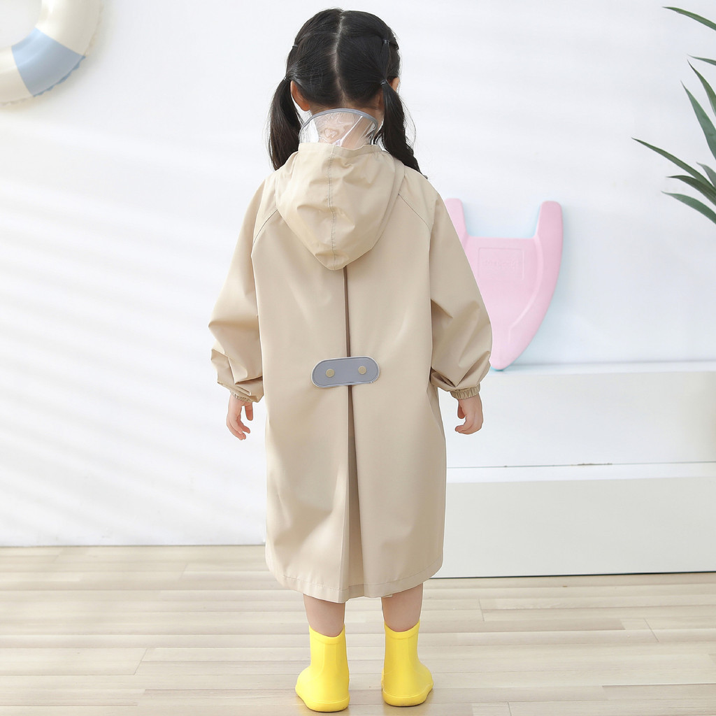Children Rain Coats Breathable Rainwear Solid Kids Poncho Girls Raincoats Toddler Waterpoof Rain ...