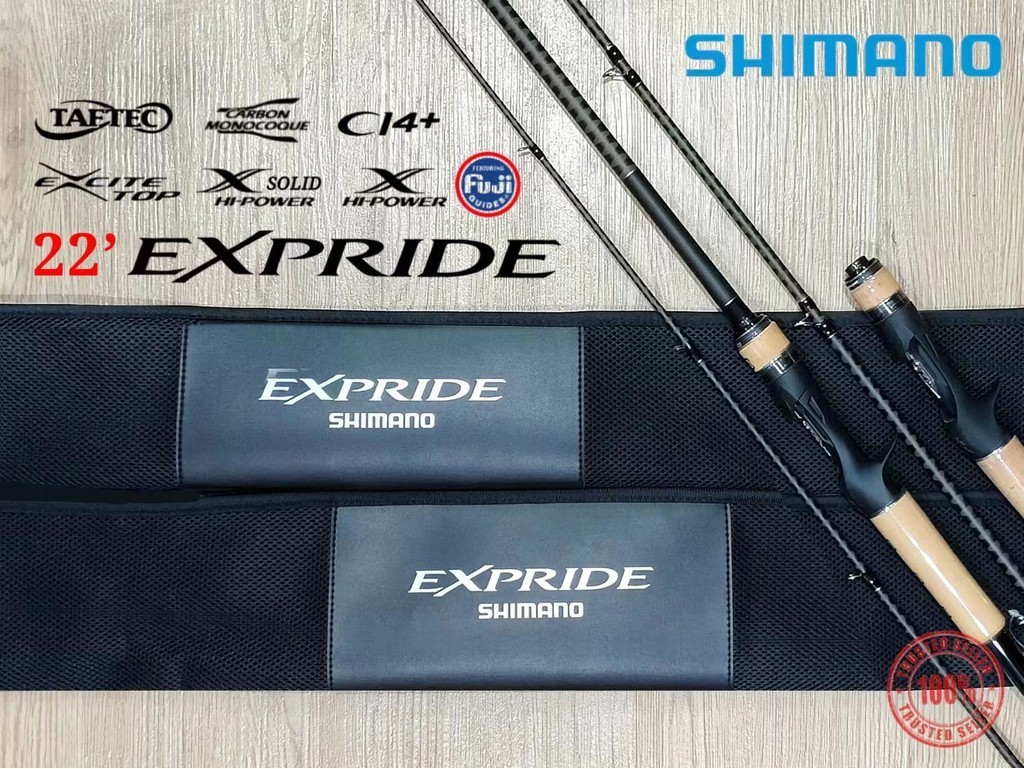 2022' SHIMANO EXPRIDE BAITCASTING(BC) FISHING ROD | Shopee Malaysia