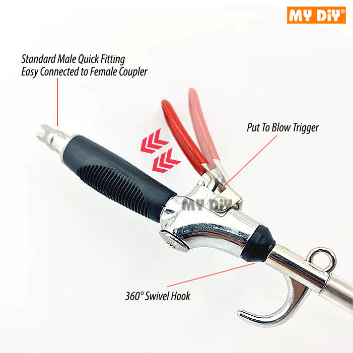 HIGH FLOW AIR BLOWER GUN AIR DUSTER BLOWER GUN DUST CLEANING AIR GUN ...