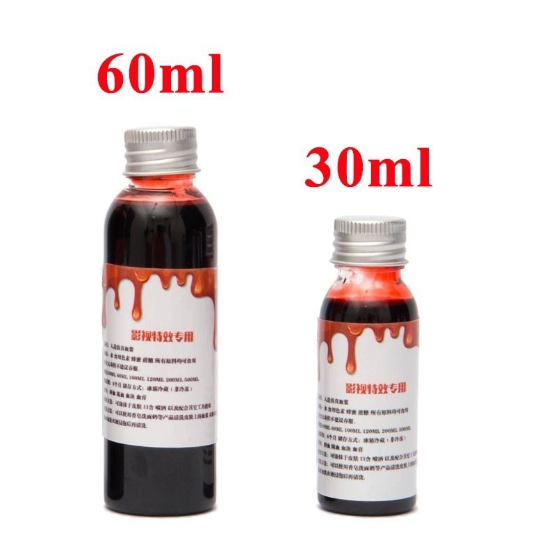 mudahmart246 Artificial Fake Blood Red Face Body Makeup Film TV Prop ...