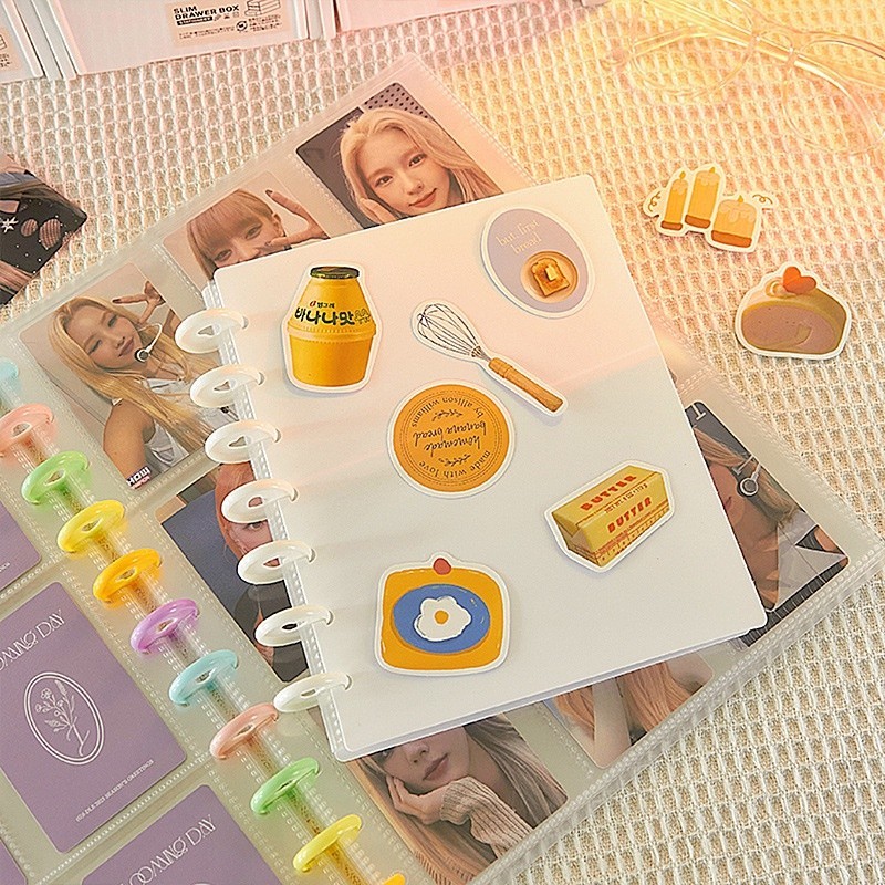 Photo Album Lomography Card A5 Size 7 Holes 80 Slots 3 Inches for Card ...