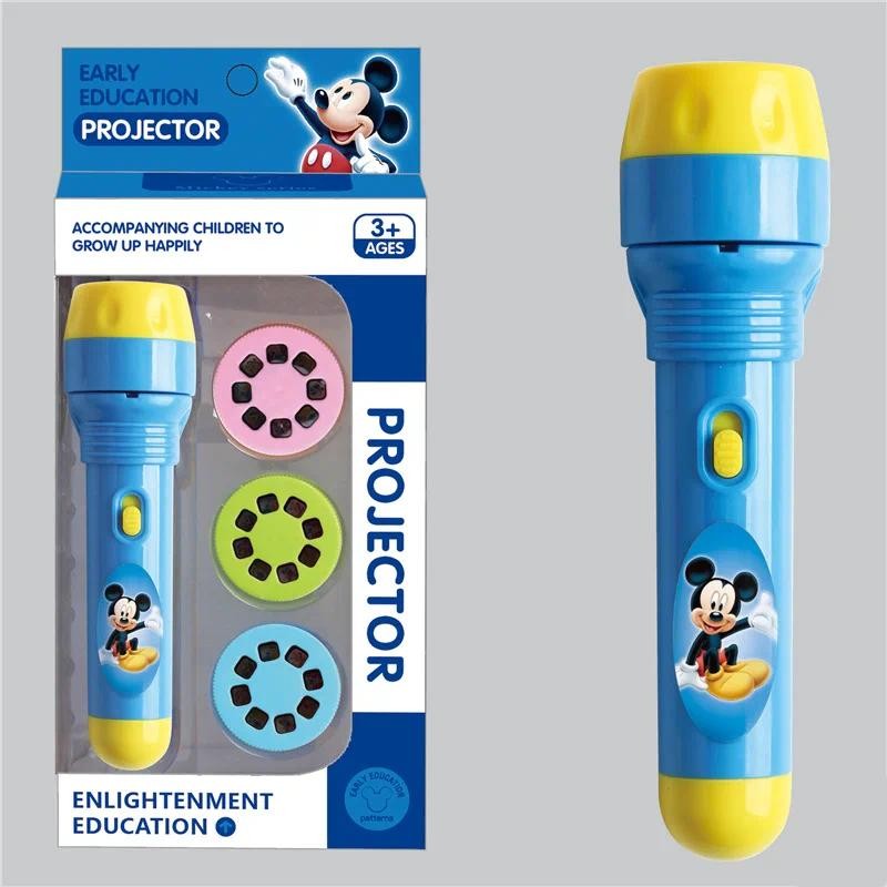 Anime Disney Frozen Projection Flashlight Cartoon Elsa Anna Mickey ...