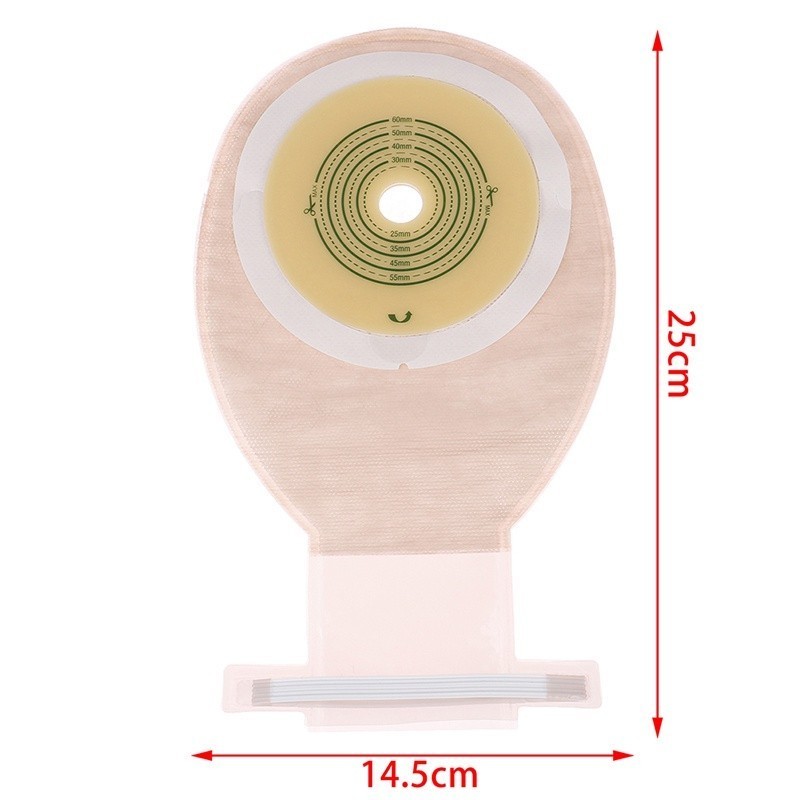 10PCS One-Piece Colostomy Bag Disposable Kit for Stoma Care Defecation ...