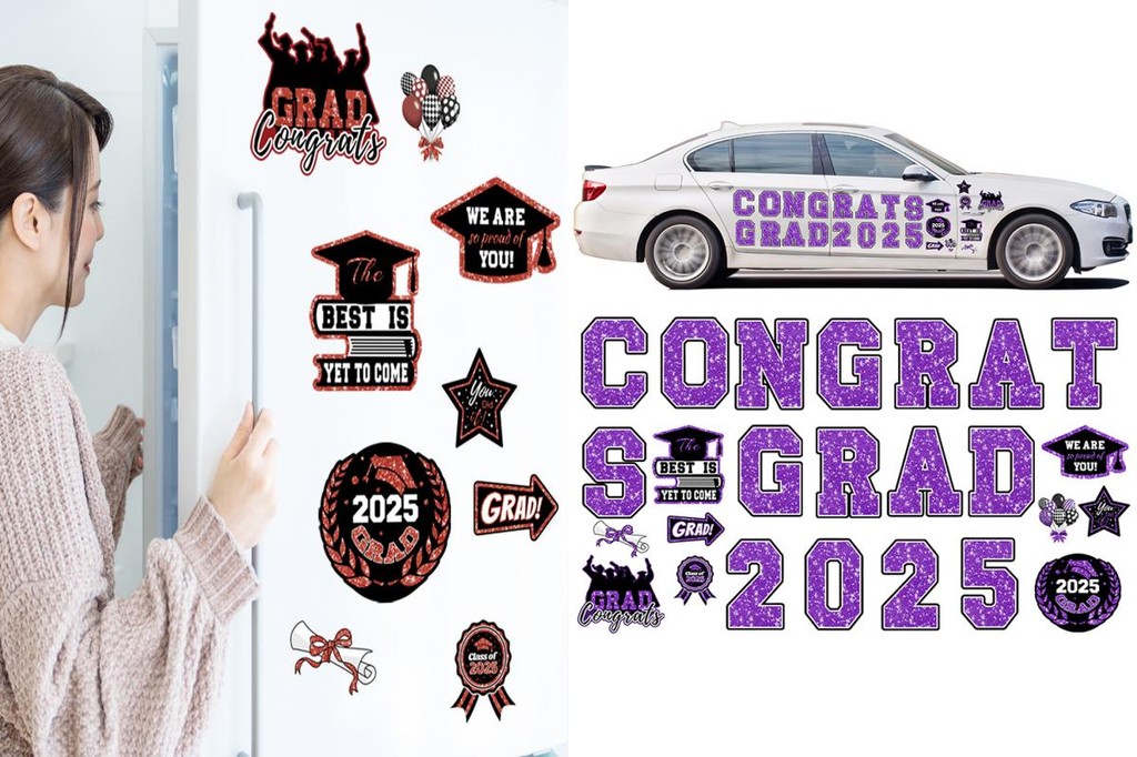 ag Graduation Car Decorations Magnetic Graduation Stickers 2025 ...