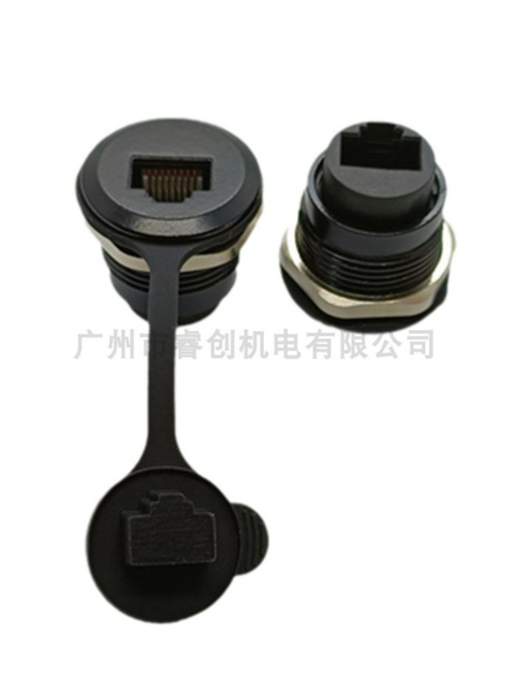 ((ready Stock) Round Thread Installation RJ45 Network Port 6 Type Butt ...
