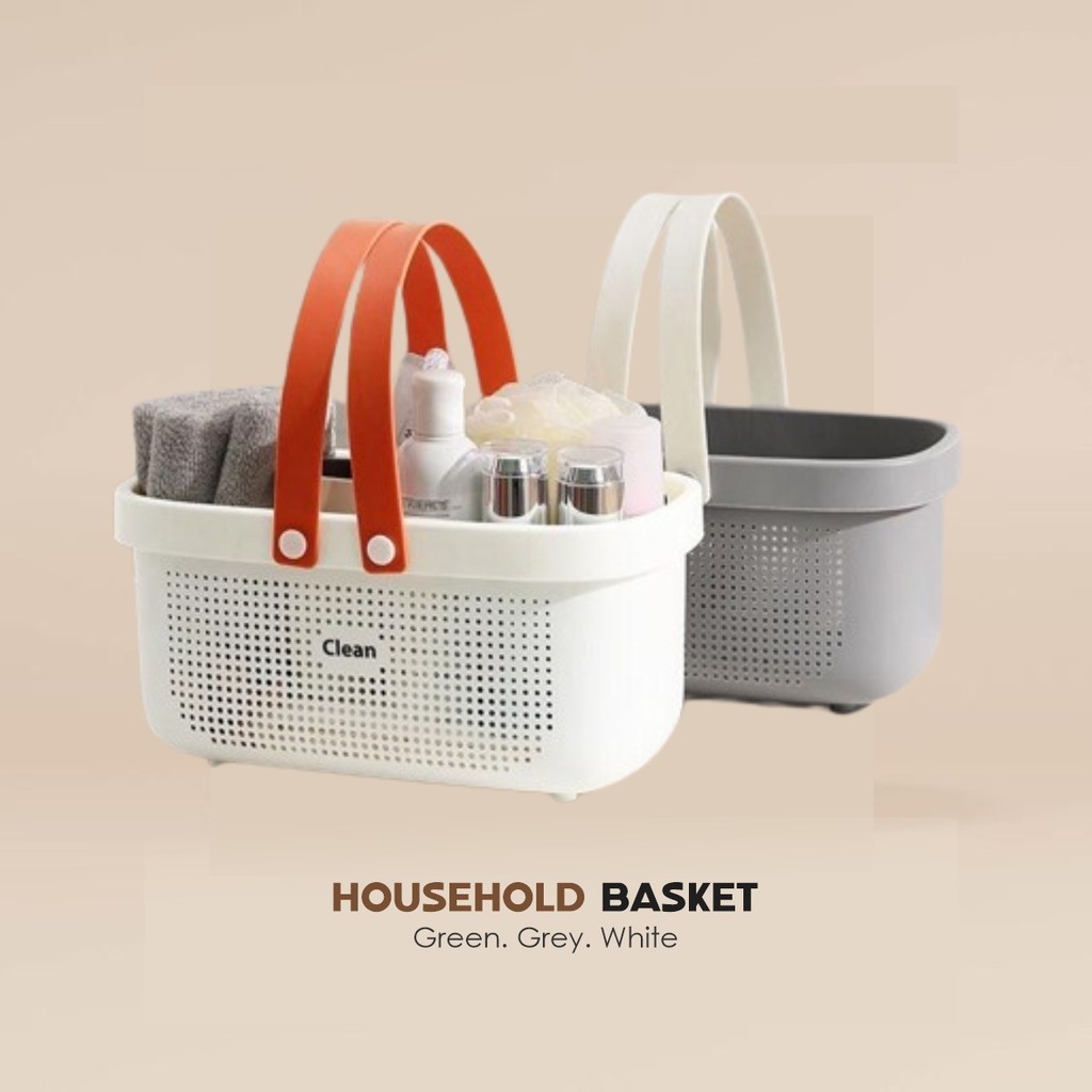 BSU Basket Storage With Handle Easy Carry Portable Shower Bathroom ...