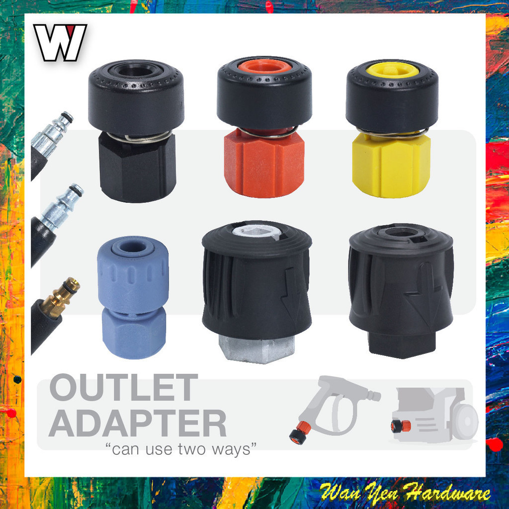 Water Jet Hose Connector Converter Outlet Adapter M22 For Karcher ...