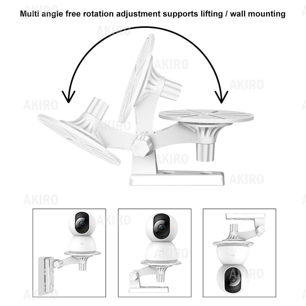 AKIRO Universal CCTV Holder Wall Mount Stand IP Cam Drill-Free Camera ...