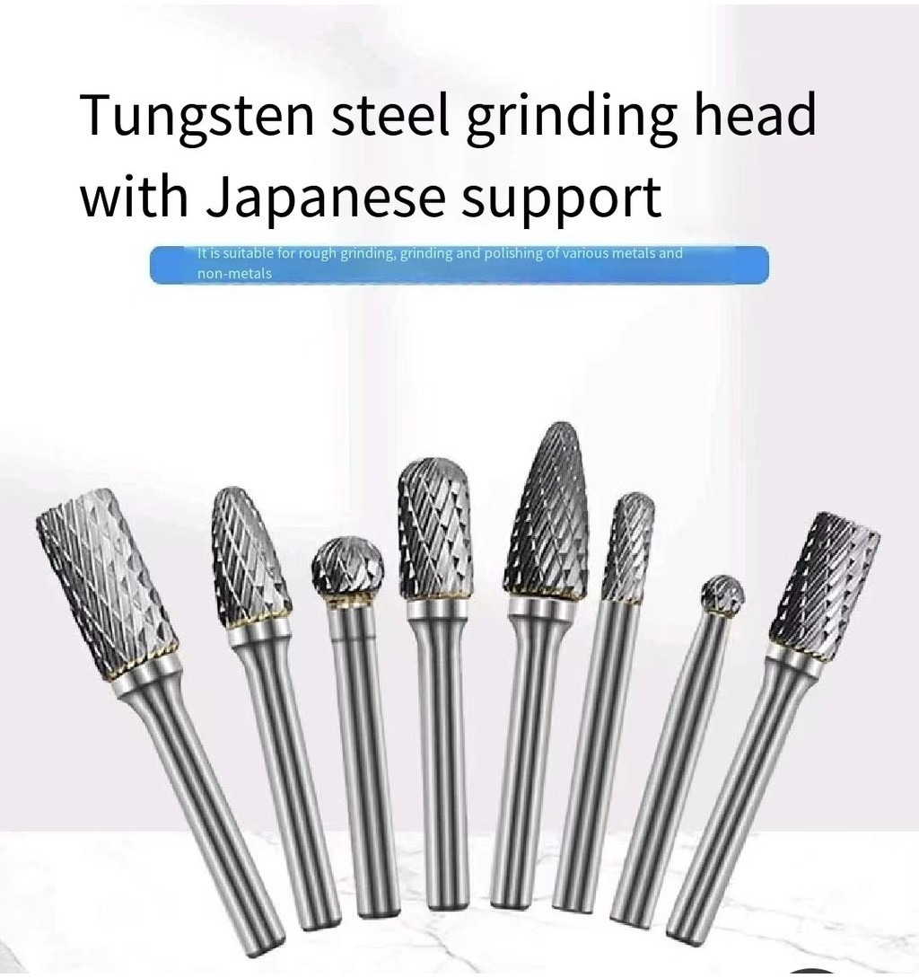 8pcs tungsten steel tungsten carbide rotary files set handle 6mm high ...