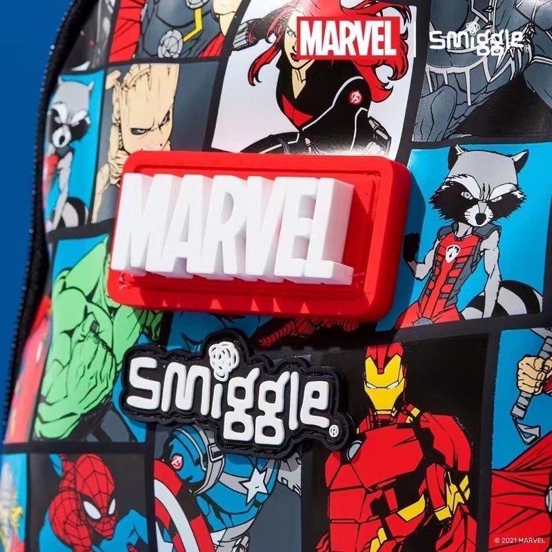 [READY STOCK] Smiggle Marvel Classic Backpack BOY shcoolbag Super hero ...