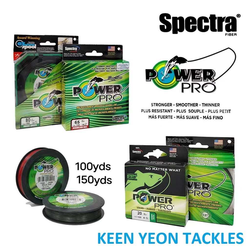 POWER PRO BRAIDED FISHING LINE 100YDS / 150YDS | Shopee Malaysia