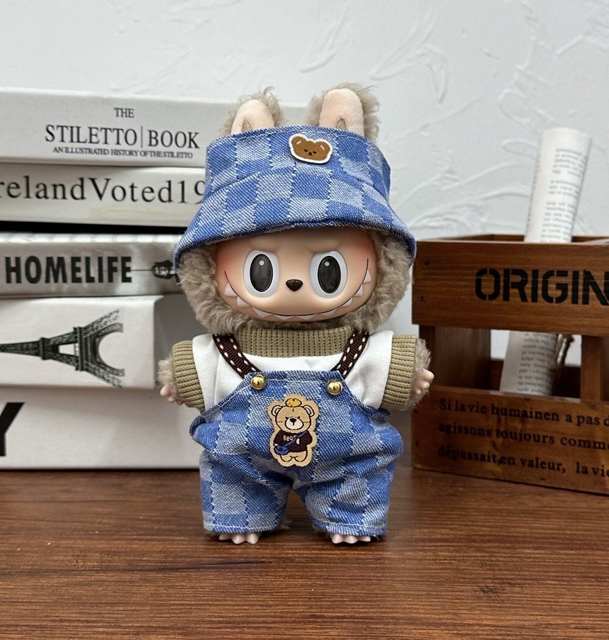 For 17cm Labubu V1 V2 V3 Plush Toy Clothing Set Labubu Outfit ...