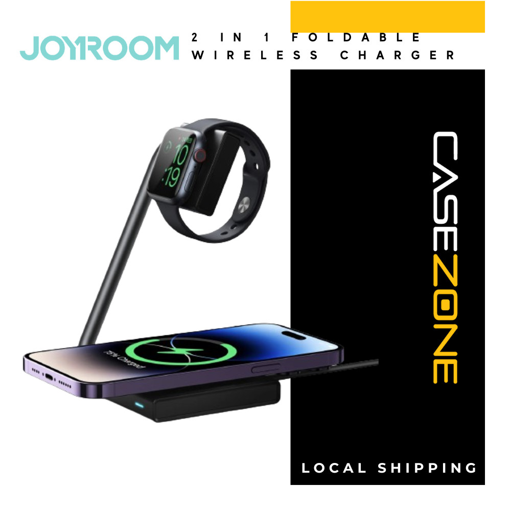 Joyroom 2 in 1 Foldable Wireless Charger | Shopee Malaysia