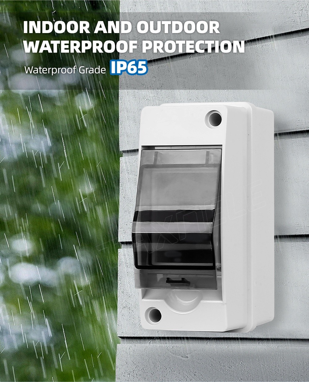 Outdoor Waterproof Distribution Box HT IP65 5 8 12 15 18 Ways MCB ...