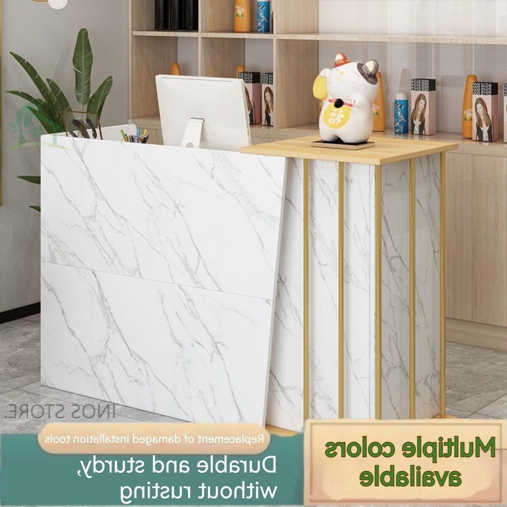 Cashier Counter Table Commercial Reception Wooden Desk Office ...