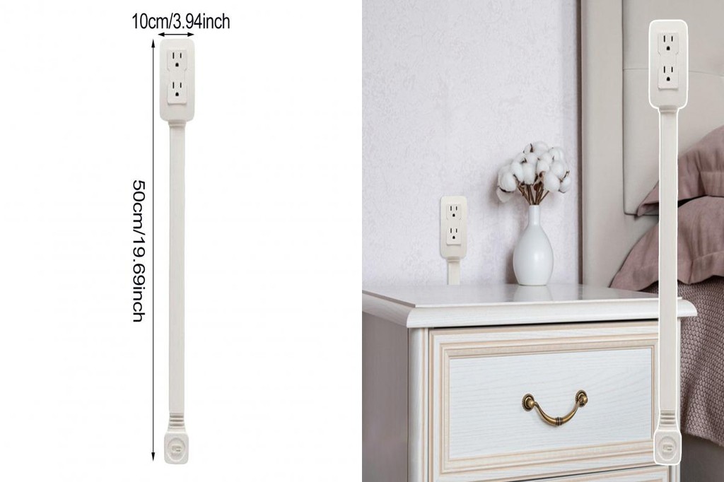 HD Adjustable Outlet Extender Space-saving Socket Extender Usb Outlet ...