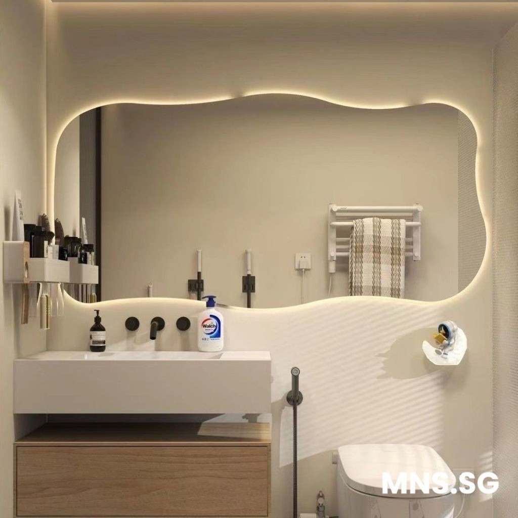 DAXINSI Bathroom Mirror LED Mirror Intelligent Mirror With Light Shaped ...