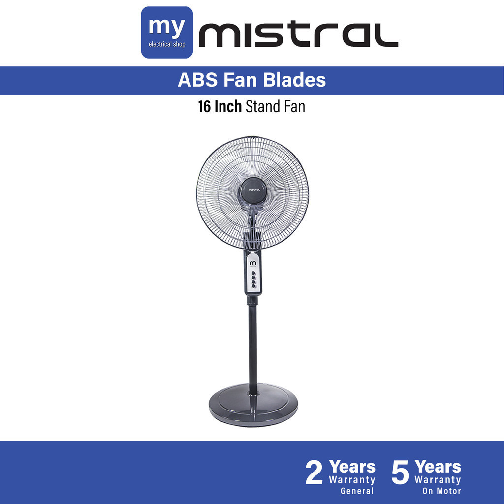 Mistral 16 Inch Stand Fan MSF1682 | Shopee Malaysia