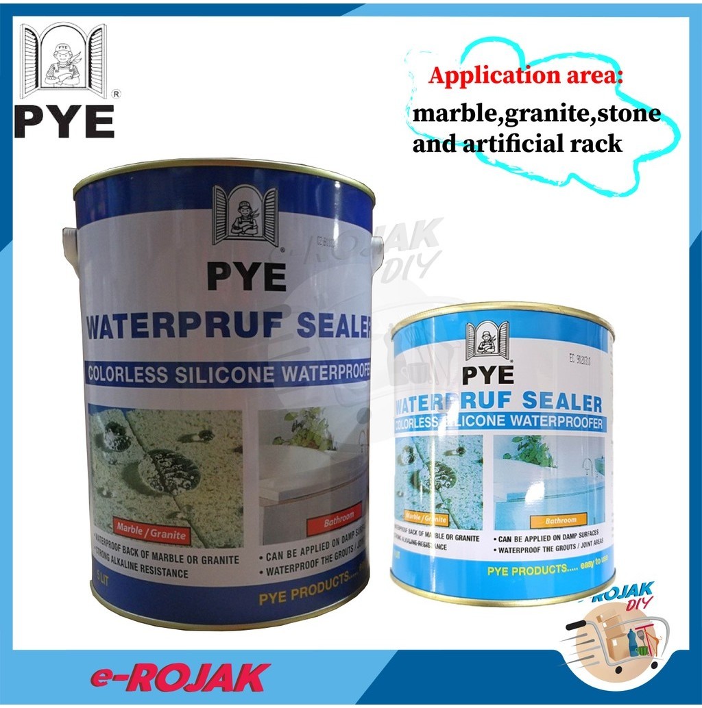 PYE Waterpruf Sealer 5L / 1L 防水密封剂 5L / 1L | Shopee Malaysia