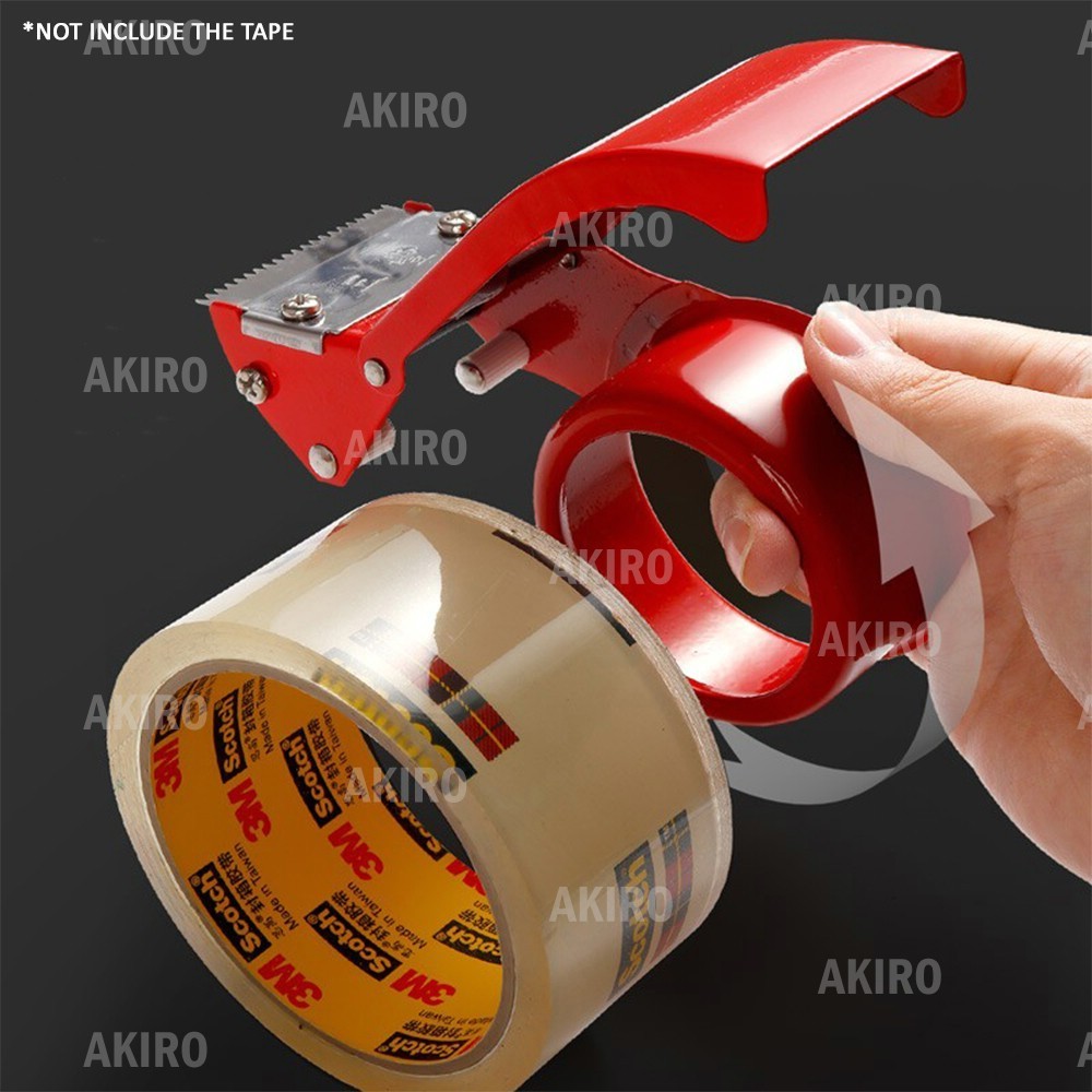 AKIRO Tape Dispenser Hand Roll 2"48MM Tape Cutter Metal Holder ...
