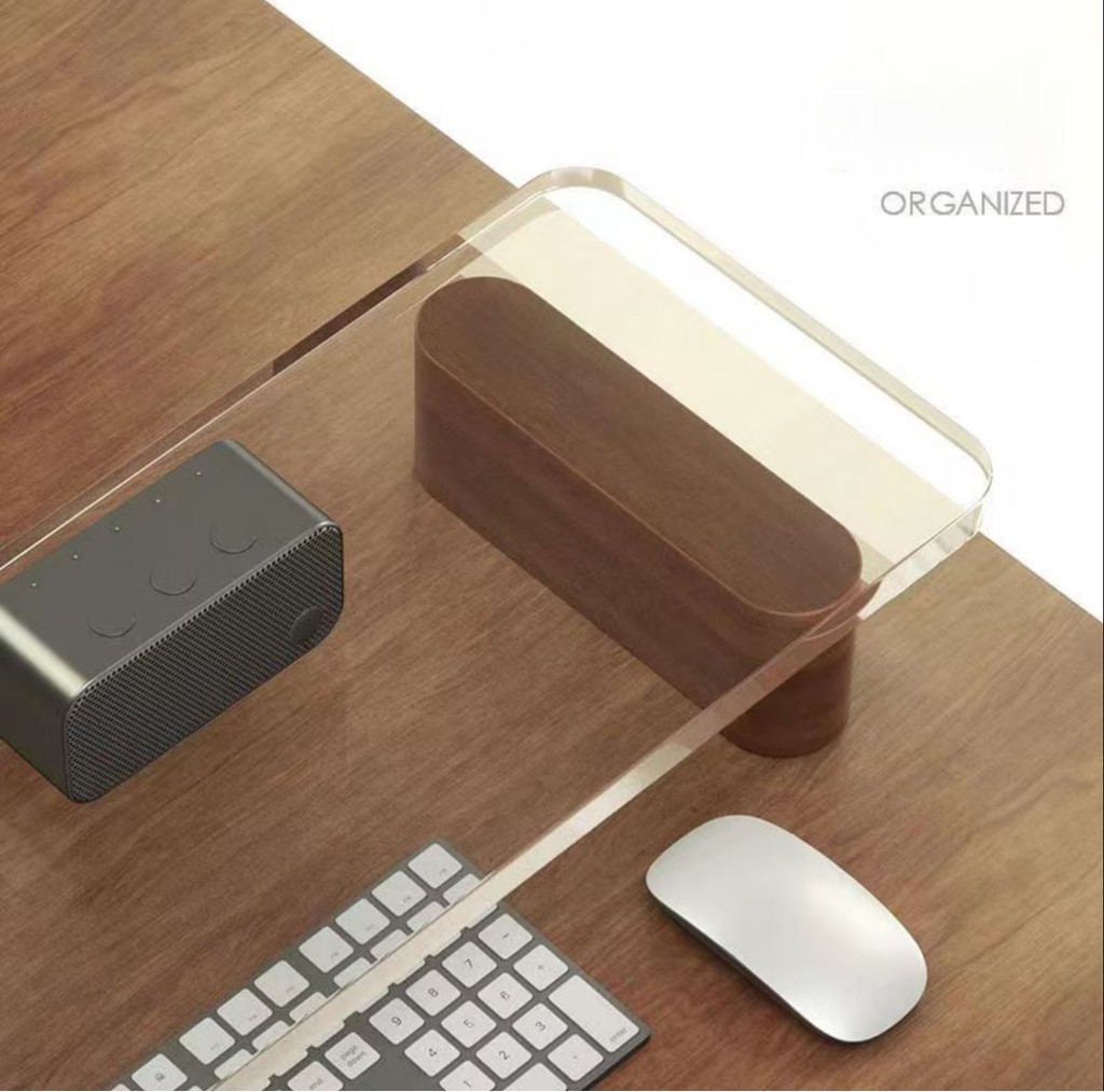 [Ready Stock] TOPFINE Acrylic Board with Wooden Stand For PC Monitor ...