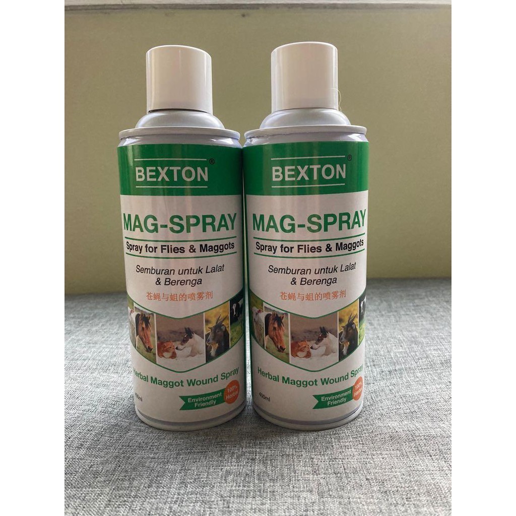 BEXTON MAG SPRAY 400ML wound spray flies maggots luka nanah infection ...