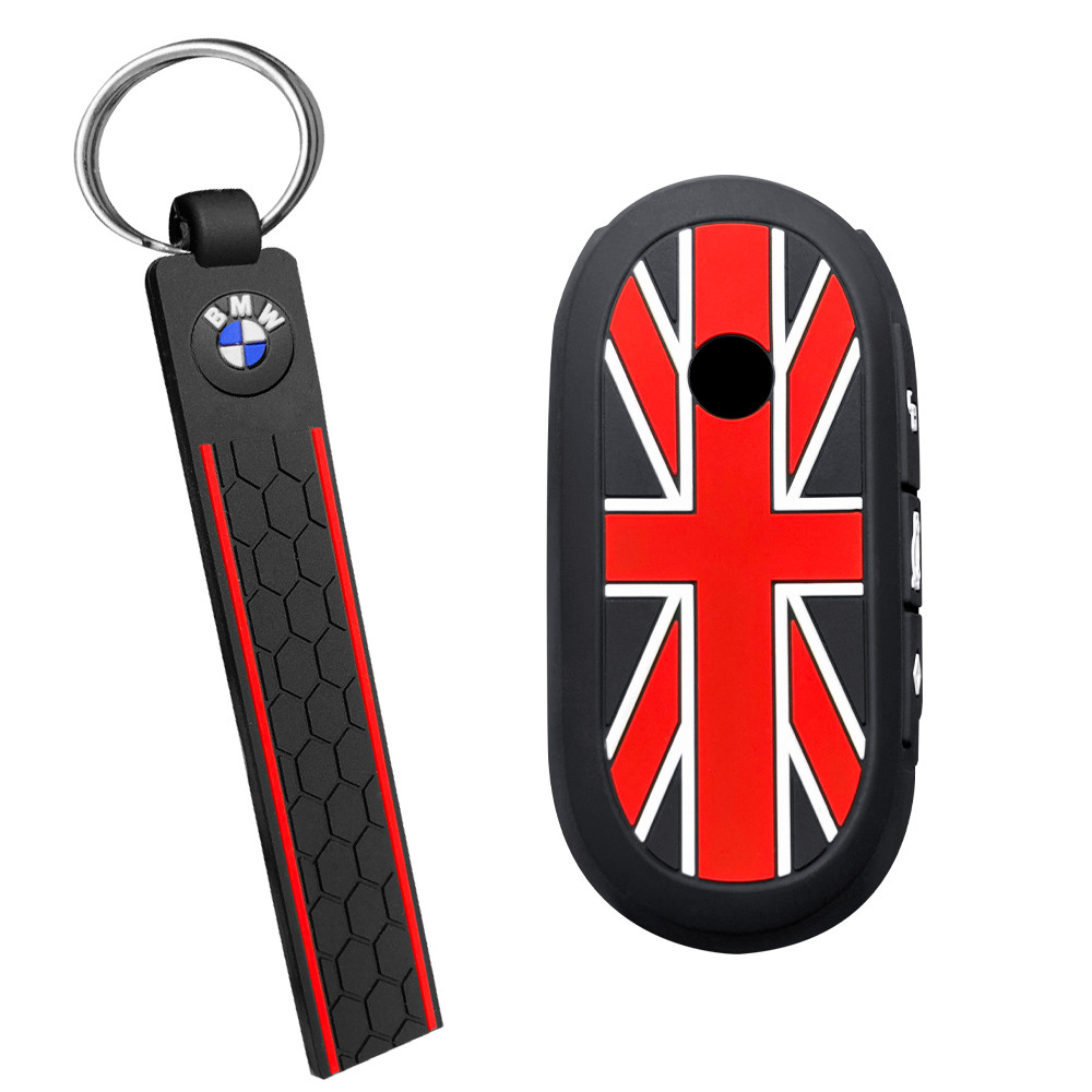 For Mini Cooper S SE Aceman 2024 2025 Silicone Car Key Cover Holder ...