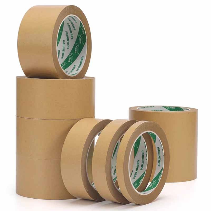 Kraft Paper Tape, Brown Sealing Tape, Waterproof, Moisture-proof, Easy ...