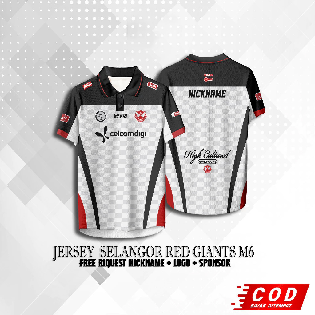 Jersey SRG SELANGOR RED GIANTS SPECIAL M6 2024 NEW (free Custom Nickname) | Shopee Malaysia