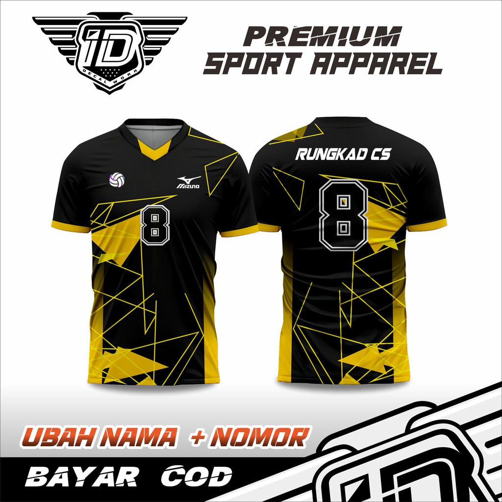 【Free Custom Name & Number】Volleyball Sublimation T shirt [NEW] VOLLEYBALL FULLY SUBLIMATED ...