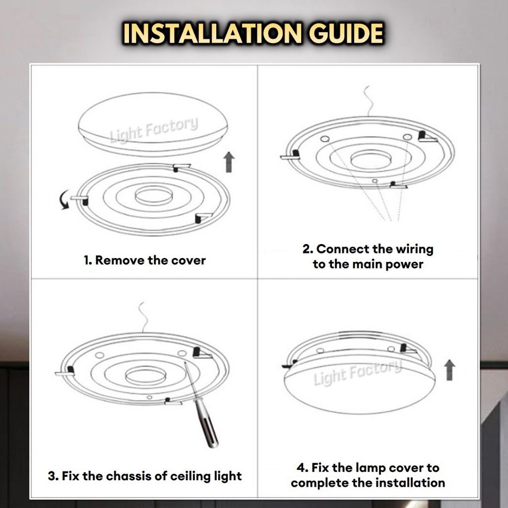 🔥NEW🔥Philips CL200 LED Ceiling Light Surface Mounted LED Ceiling Lamp ...