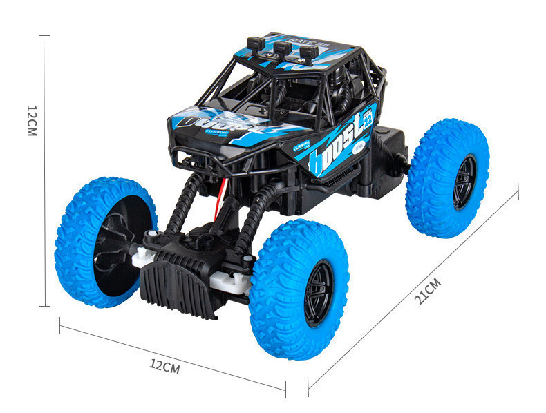 Mountaineering off-road truck model toy four-channel remote control LED ...