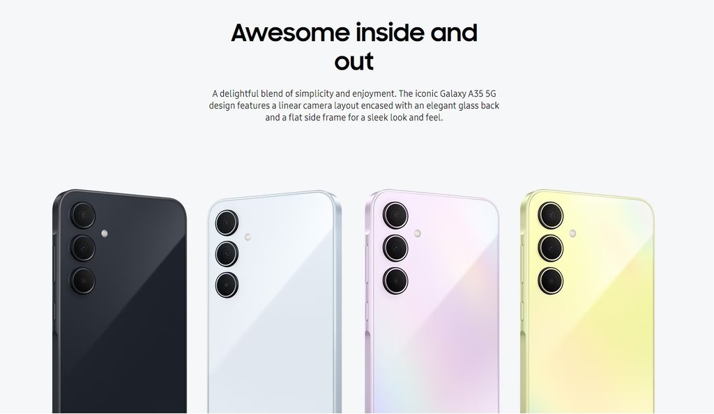 Samsung Galaxy A35 | Super AMOLED 6.6" Display | Exynos 1380 Chipset ...