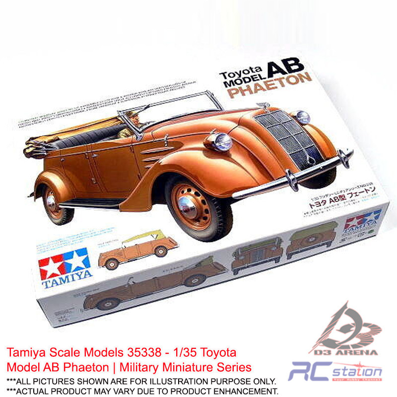 Tamiya Scale Models #35338 - 1/35 Toyota Model AB Phaeton | Military ...