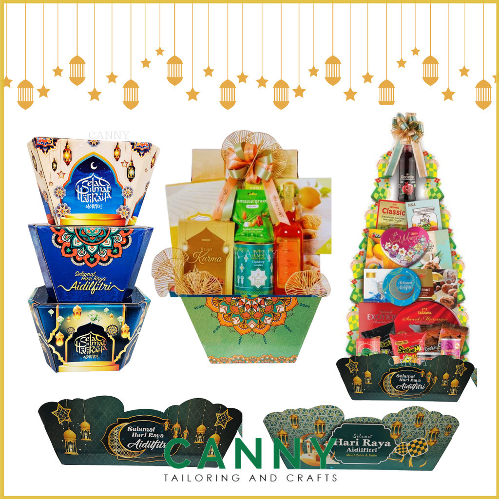 1 pcs Hari Raya Hamper Box / Hamper Raya / Hamper Base Box / Gift ...