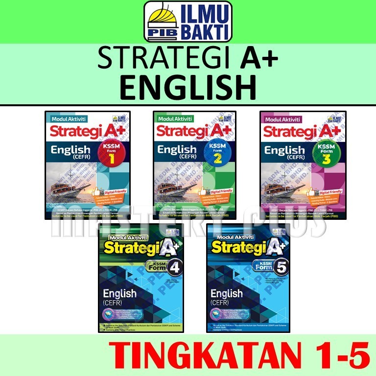 MODUL AKTIVITI STRATEGI A+ ENGLISH TINGKATAN 1 2 3 4 5 | KSSM 2024 ...