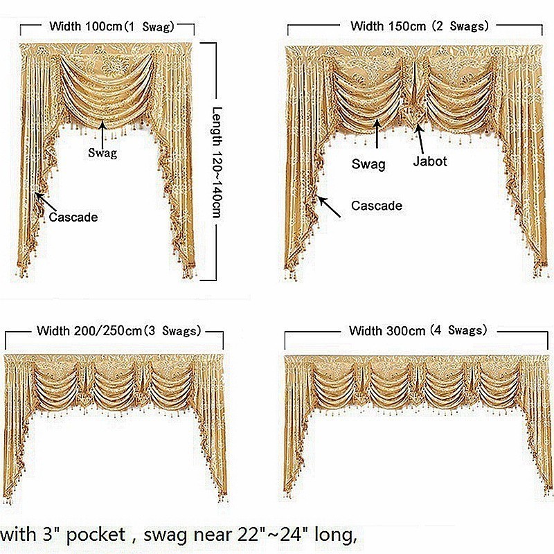 Premium Soft Purple Beige Velvet Waterfall Valance with Fringe Tassels ...