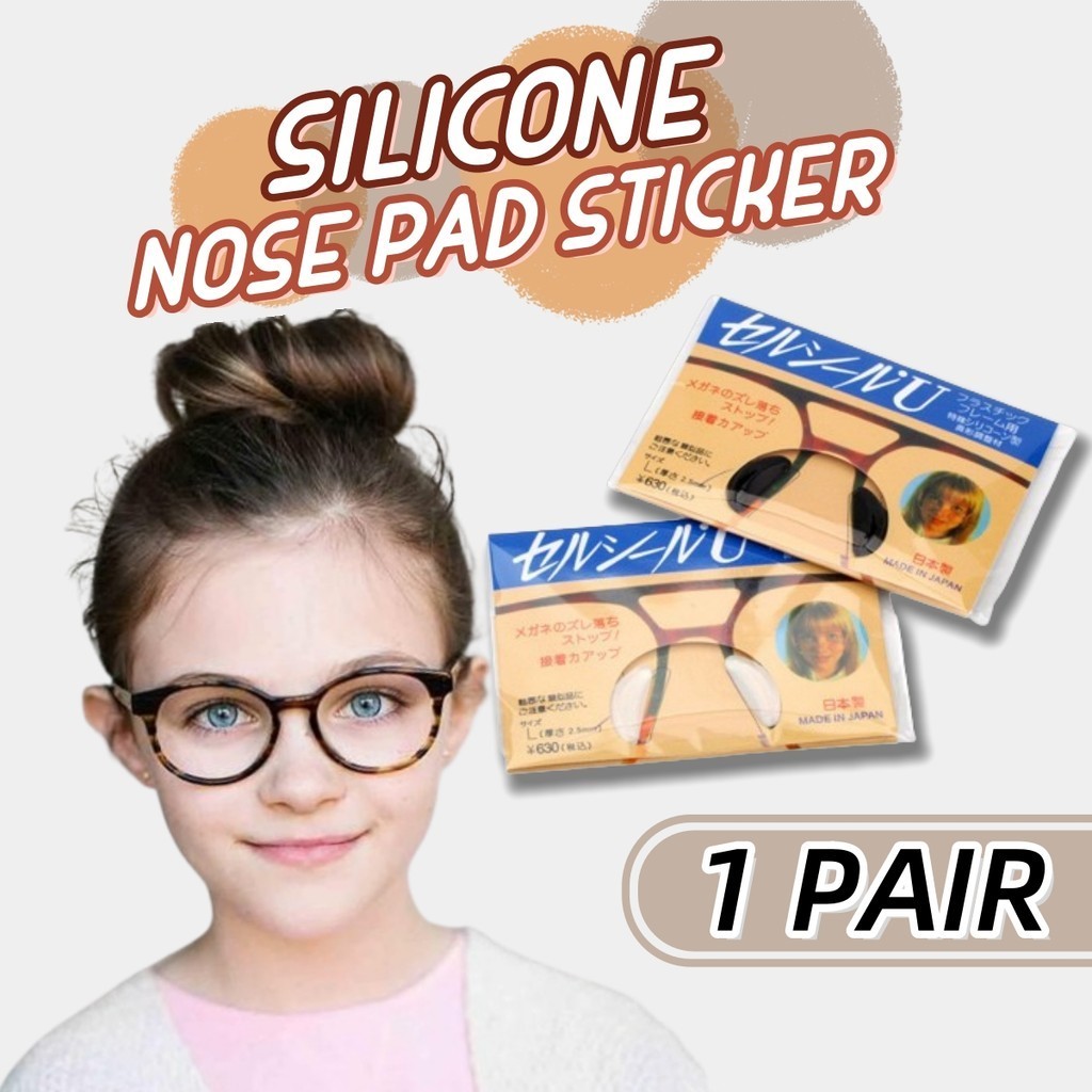 1.8mm / 2.5mm Silicone Anti-slip Nosepad Self-adhesive Stick Glasses ...