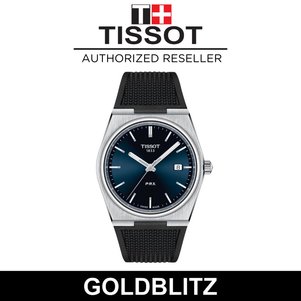 Tissot T1374101704100 PRX T-Classic Tonneau shape 40mm Sapphire Swiss ...