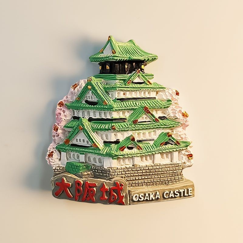 Japan Osaka Castle Landmark Tower Souvenirs Tourist 3D Painted Mother ...